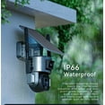 Security camera， 4K Wifi/4G Sim Solar Camera Wireless Dual Lens 4X 10X ...