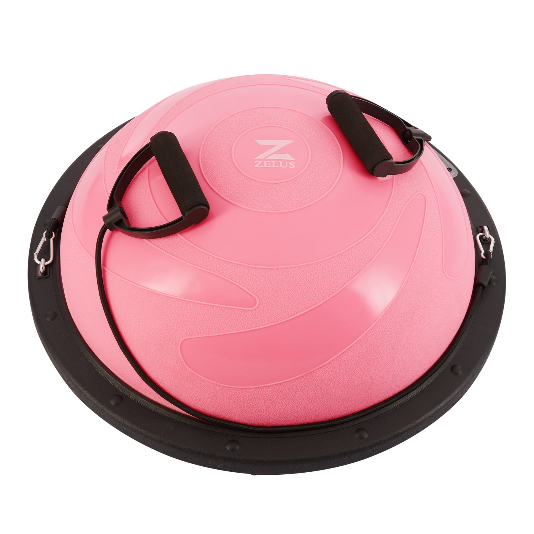 23" Auto-Inflating Balance Ball Half Yoga Ball Trainer, Resistance ...