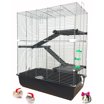MidWest Homes Deluxe Critter Nation Double Unit Cage - Large Ferret ...