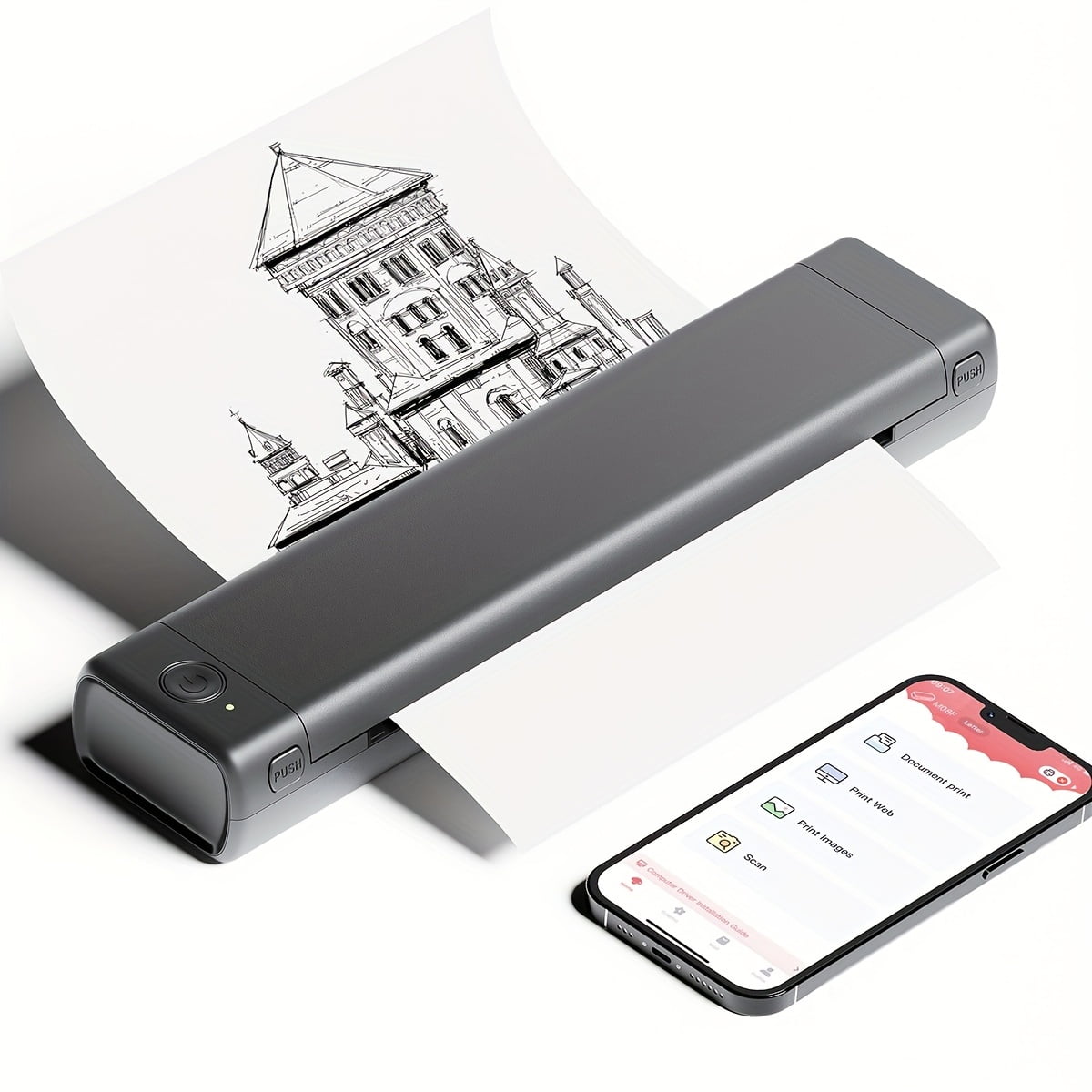 Click here for Grm Phomemo M08f Wireless Portable Printer  Therma... prices