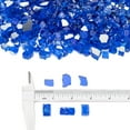 10-pound Fire Gl- 1/2 Inch Reflective Tempered For Fireplace Pit Cobalt ...