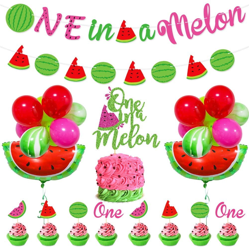Watermelon Party Supplies, Watermelon Birthday Party Decorations, One ...