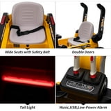 Joyspirit 12V Kids Ride-On Excavator Digger Truck, Remote Control ...