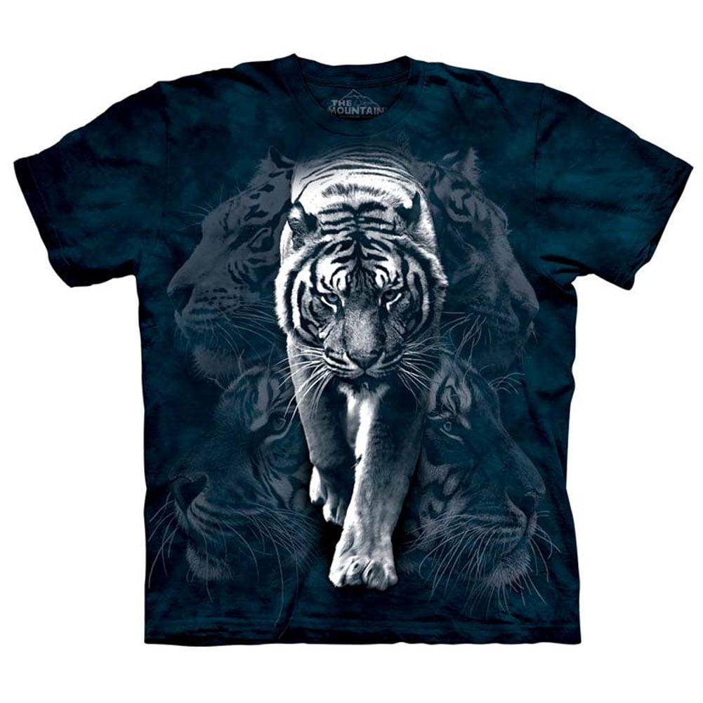 The Mountain Men's White Tiger Stalk T-shirt - Walmart.com