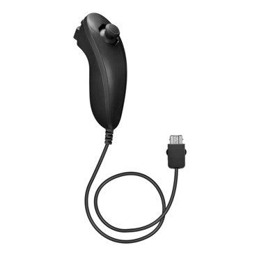 2 Packs Wireless Wii Nunchuck Controllers with Motion Controls, Replacement Joysticks for ...