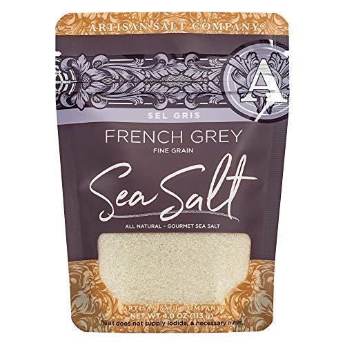 SaltWorks Sel Gris French Grey, Fine, Artisan Zip-Top Pouch, Sea Salt ...