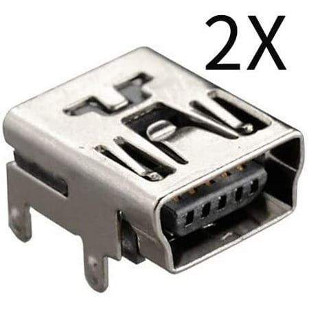 2X Mini USB Charging Socket Port Module Replacement Part for Sony PS3 ...