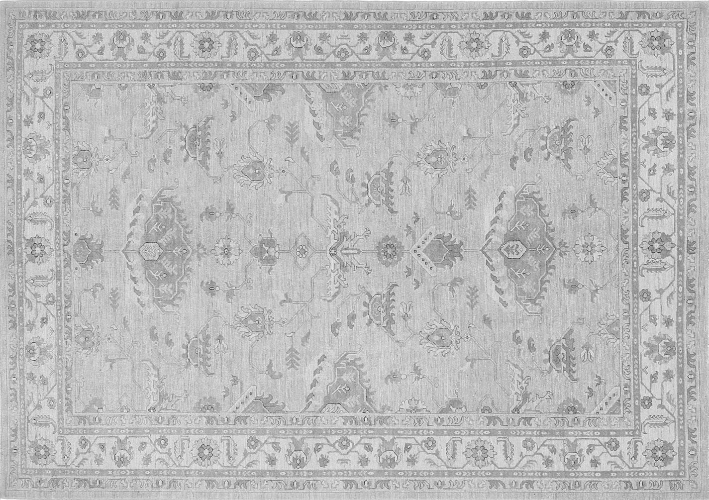 Ahgly Company Indoor Rectangle Persian Gray Traditional Area Rugs, 4' x ...