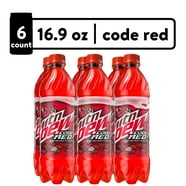 Mountain Dew Code Red Cherry Flavor Soda, Pack of 24 - 20oz Bottles ...