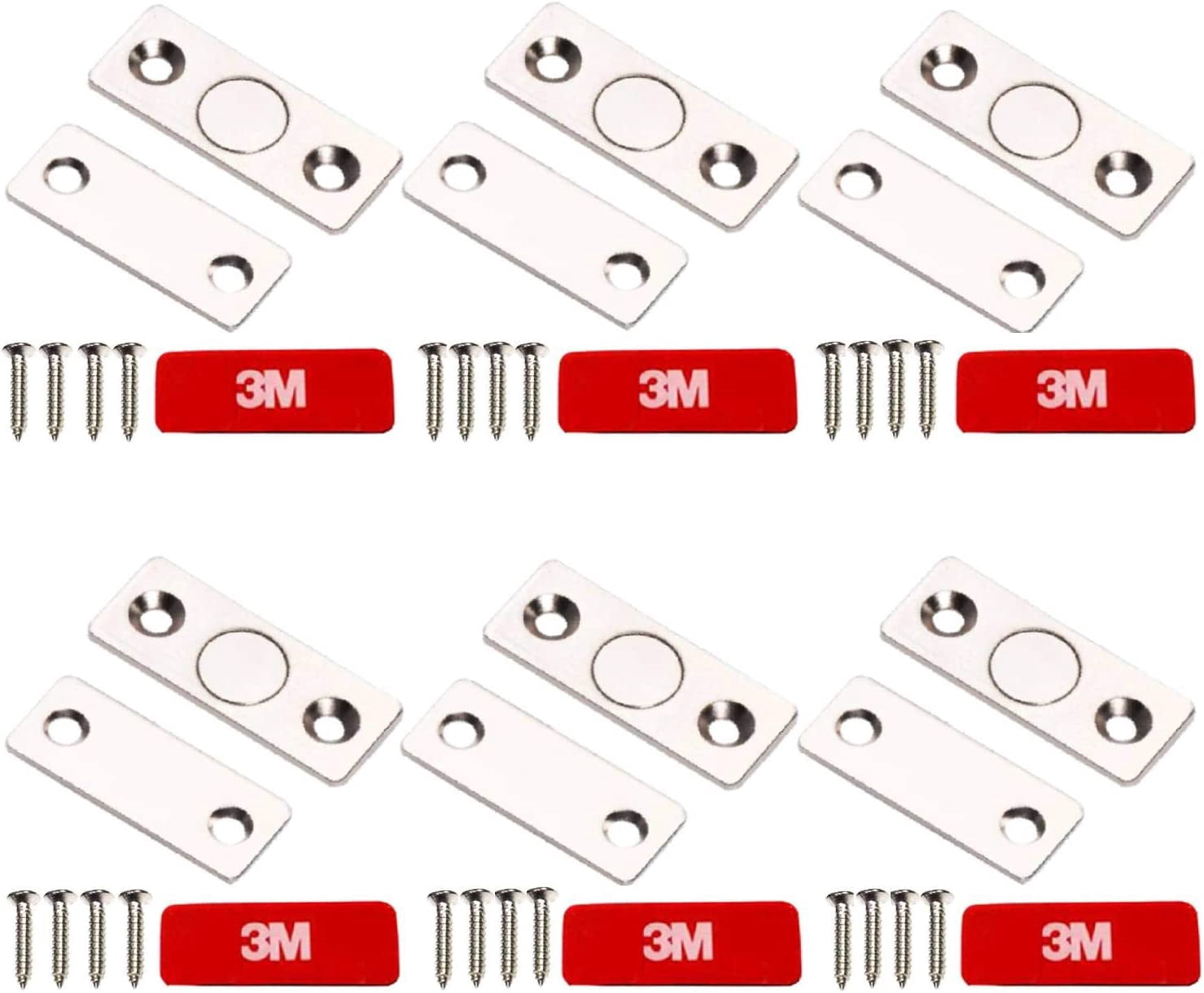 Cabinet Door Magnets Latch Ultra Thin Magnets Door Catch Stainless ...