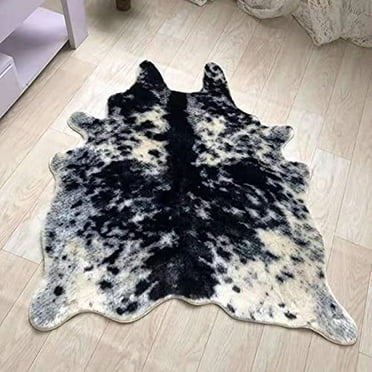 HOMORE Large Faux Cowhide Rug, Cow Pattern Area Decor for Living Room ...