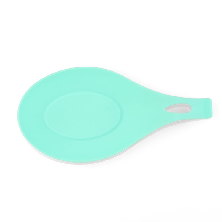 Silicone soup spoon pad spatula European spoon mat shelf spoon pad ...