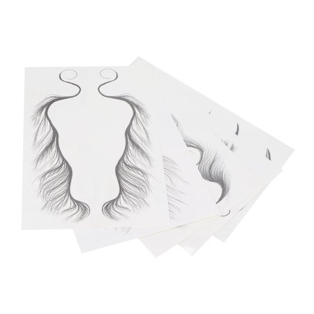 Hairline Sticker Kit, 5 Sheets Long Lasting Fake Hairline Stickers ...