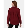 No Boundaries Fleece Shacket, Women's - Walmart.com