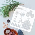 1pc Plastic Reusable Drawing Painting Stencils Templates for Painting ...
