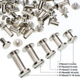 100 Pieces Chicago Screws Leather Rivets Assorted 5 Sizes Chicago ...