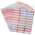10 Sheets of Name Labels Adhesive Name Stickers Baby Name Labels ...
