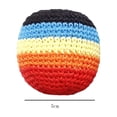 2 Pcs Knitted Footbag, Hand-Made Knitted Footbag Sacks, Assorted Foot ...