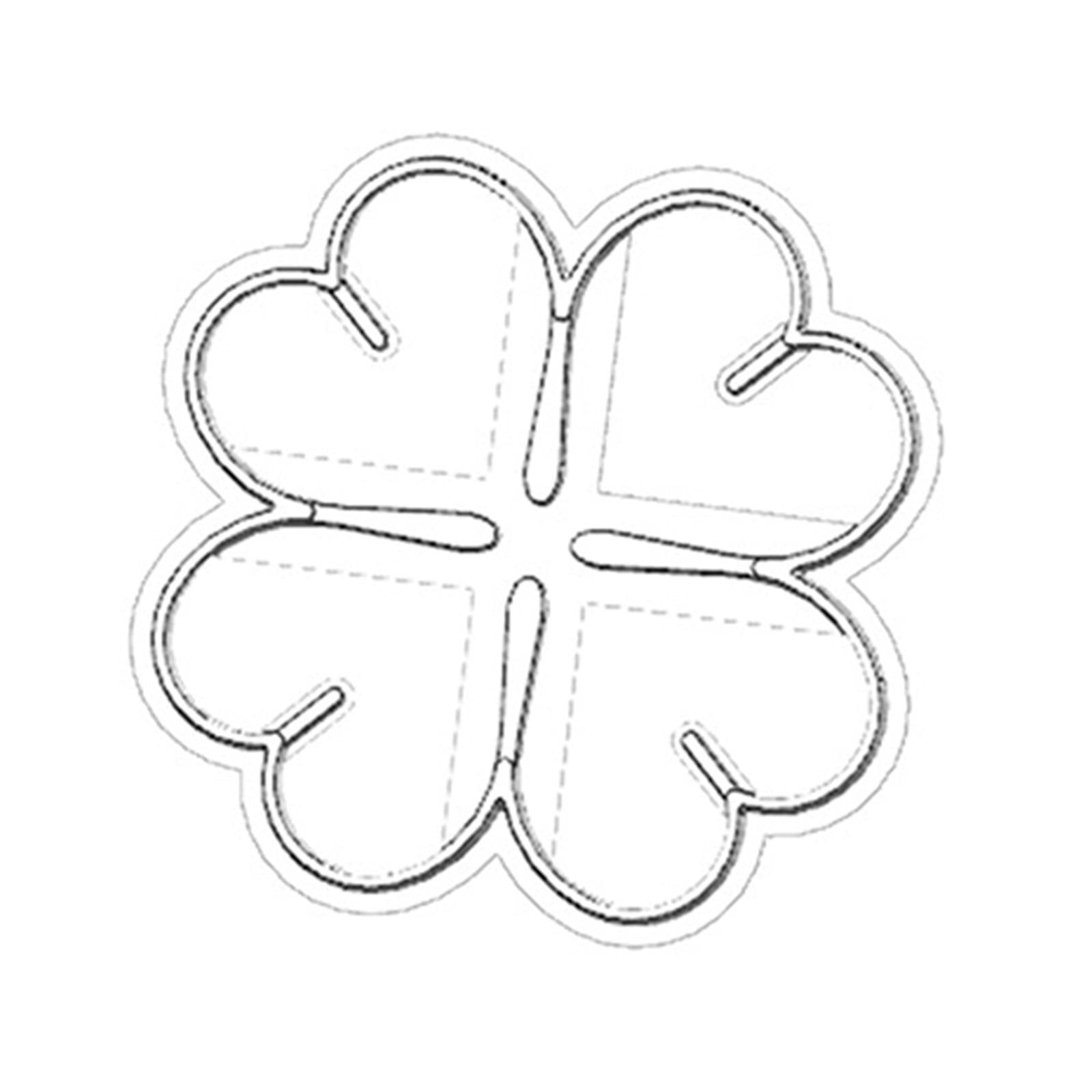 Trébol de 3 hojas, 4 hojas en forma de trébol, moldes para galletas ...