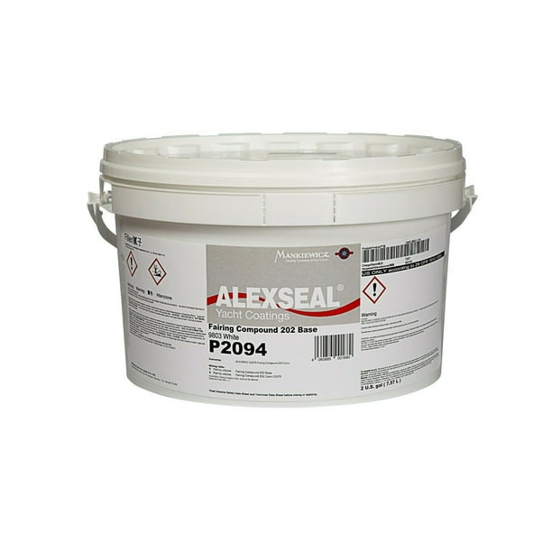 ALEXSEAL BOAT PAINT - Fairing Compound 202 KIT - White - Gray - Red ...