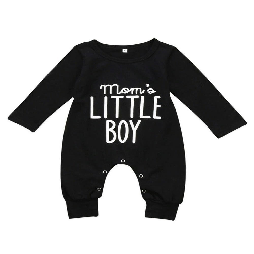 Click here for Generic Baby Boy Mom‘s Little Boy Print Long Sleev... prices