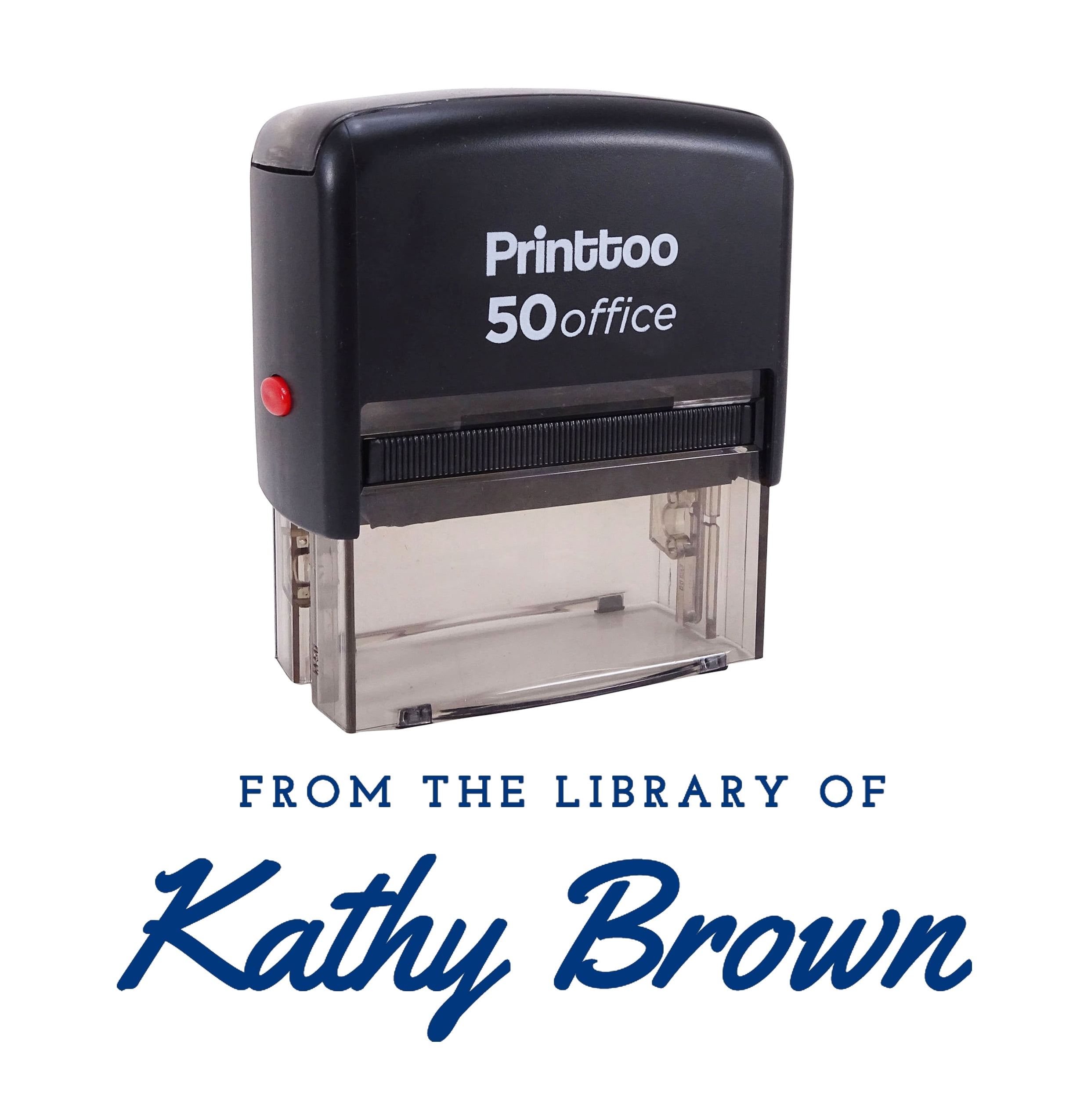 Printtoo Personalized Blue Self Inking Custom Teacher Stamp Custom ...