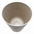 CIRCLE- Ribbed Plastic Wastebasket 1.64G Indoor Garbage Bin Compact ...