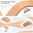 6 Pack Leather Drawer Pulls 0 Inch Cabinet Handles with Screws Faux ...