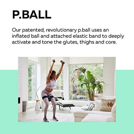 P.volve Signature Kit - Includes Exercise Ball and Resistance Bands for ...