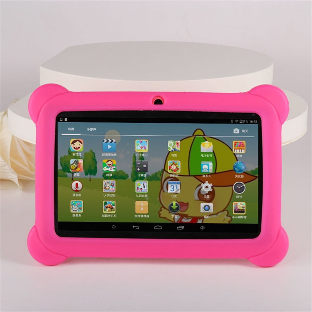 7 Inch Children Kids Tablet 2G 16G Dual Camera Tablet With Cover For