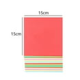 100Pcs Square Origami Paper Double Sided Coloured DIY Folded Papercraft ...