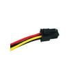 4Pin To 3 Port HDD SSD SATA Power Cable Connector For ATX PSU Computer ...