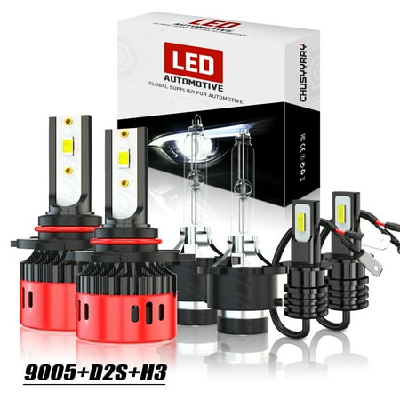 For 2002-05 Lexus SC430 9005+D2S+H3 HID/LED Headlights HB3 High Beam ...