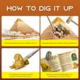XXTOYS Ancient Egyptian Pyramid Excavation Kit for Kids - Dig Treasures ...