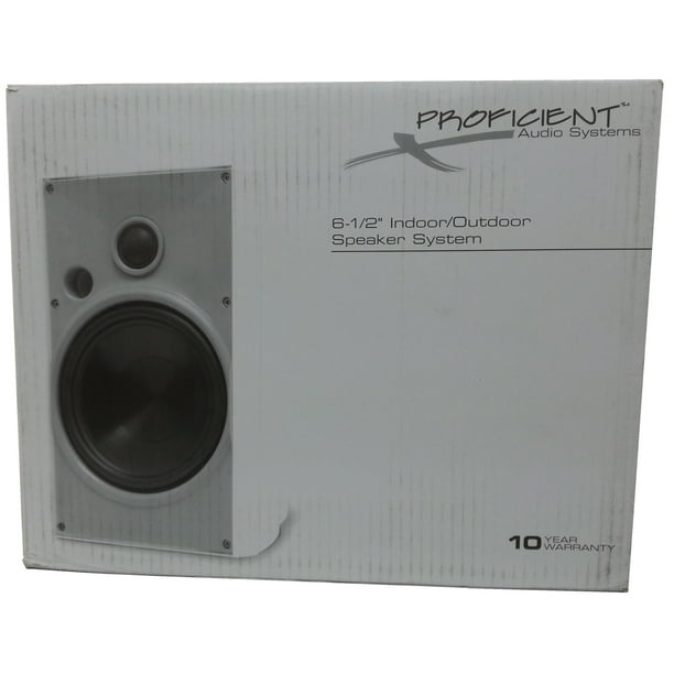 Proficient Audio Systems 6.5" Indoor/Outdoor Speakers - Walmart.com ...