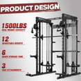 RitFit M1 Smith Machine - Multifunctional Workout Station with Cable ...