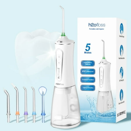 H2O Flass Portable Dental Oral Irrigator Water Flosser | Water Flosser ...