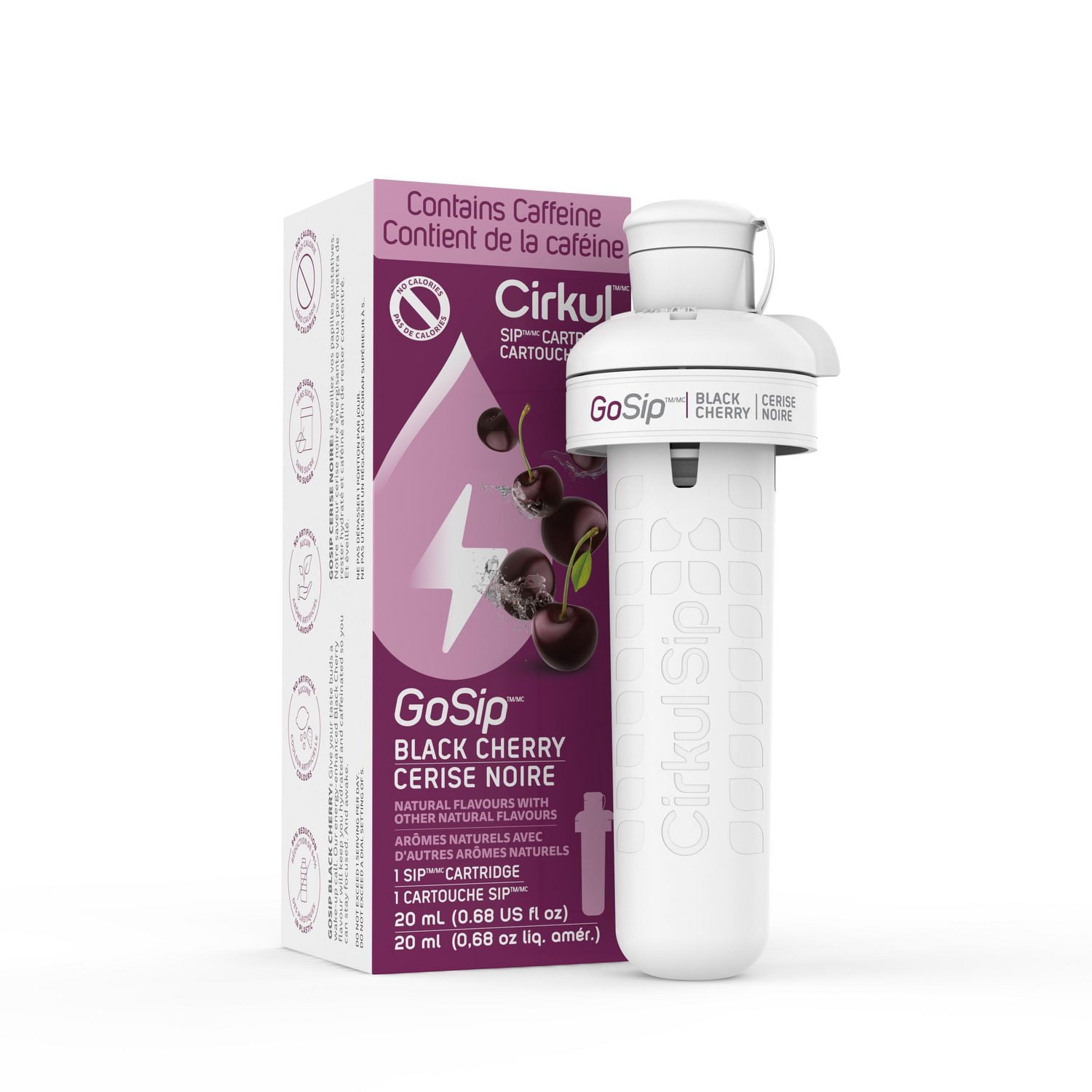 Click here for Cirkul Gosip Black Cherry Flavor Cartridge  1-Pack... prices