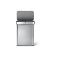 simplehuman Smart Trash Can 58L/15.3G, Rectangular, Sensor with Voice ...