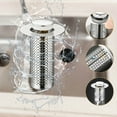 Washbasin Basin Drainer Stainless Steel Spring Anti-Blocking Hair ...