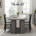 "Loomie 70.8"" Dining Table, Vintage Grey, Seats 6-8, Ideal for Family Dinners, Living Room ...