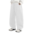 OOOUM Boys Sweatpants Classic Fit Solid Color Elastic Waist Track Pants ...