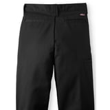 Dickies Boys Slim Double-Knee Twill Pants with Adjustable Waistband ...