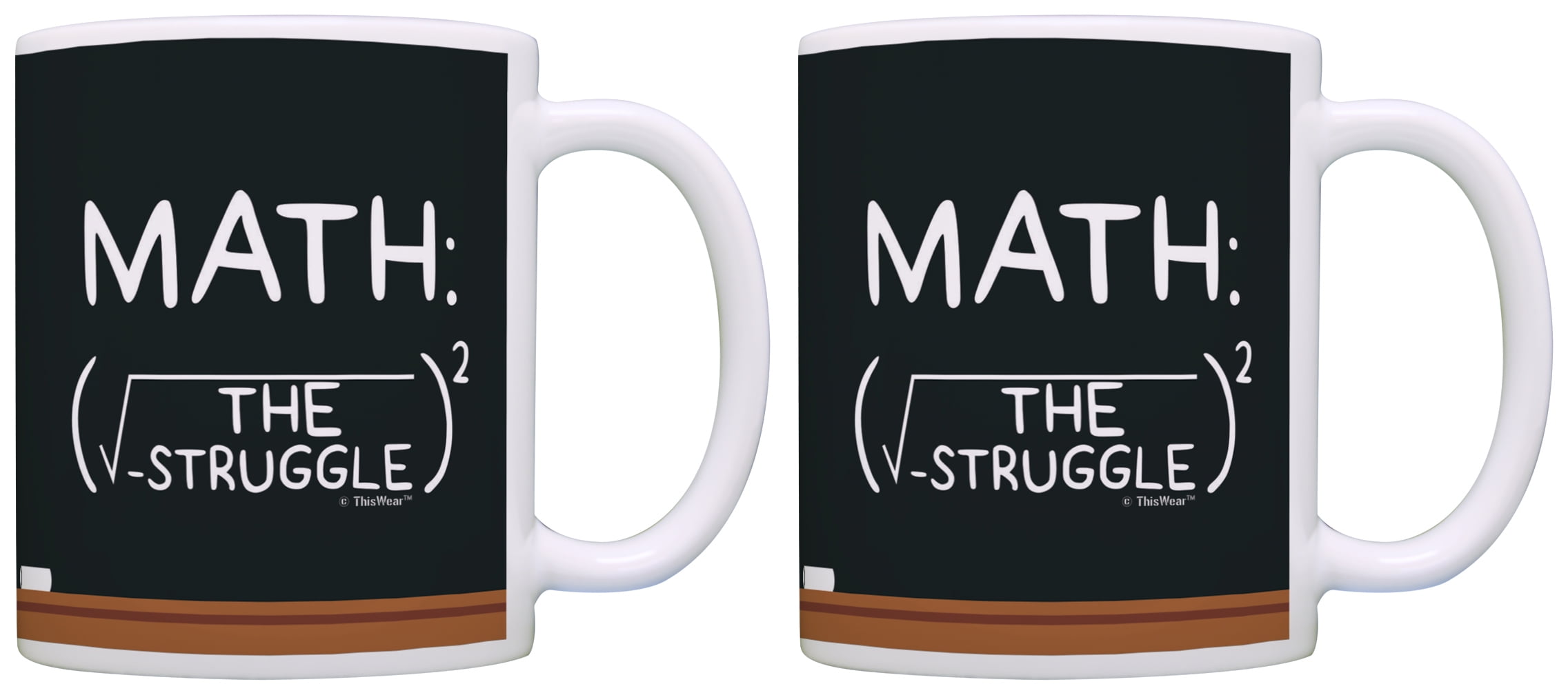 ThisWear Math Teacher Appreciation Gift Struggle is Real STEM 11 ounce ...