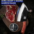 ENOKING 7.1" Full Tang Meat Cleaver Knife with Sheath, Hand-Forged ...