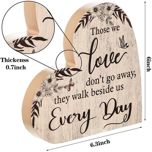Bereavement Gift Sympathy Memorial Decor Sign Loss of Loved One ...