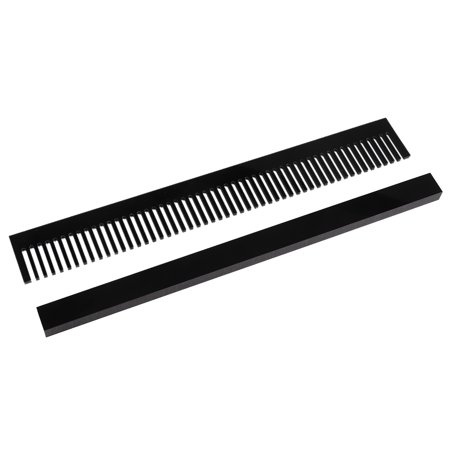 Noref 320mm Length Black Aquarium Fish Tank Weir Overflow Comb ...