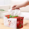 Christmas Tissue Box Cover, Tissue Box Decoration Christmas Desktop ...