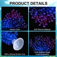 2-Pack Artificial Grape Coral Ornaments, Silicone Branch Aquarium Decor ...