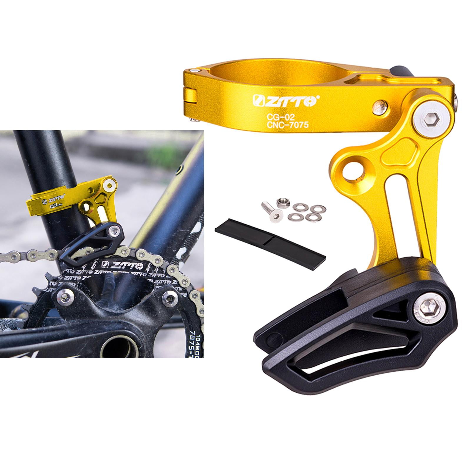 Chain Guide Mount Aluminium Alloy Mount Bike Chain Chain , Single Chain ...